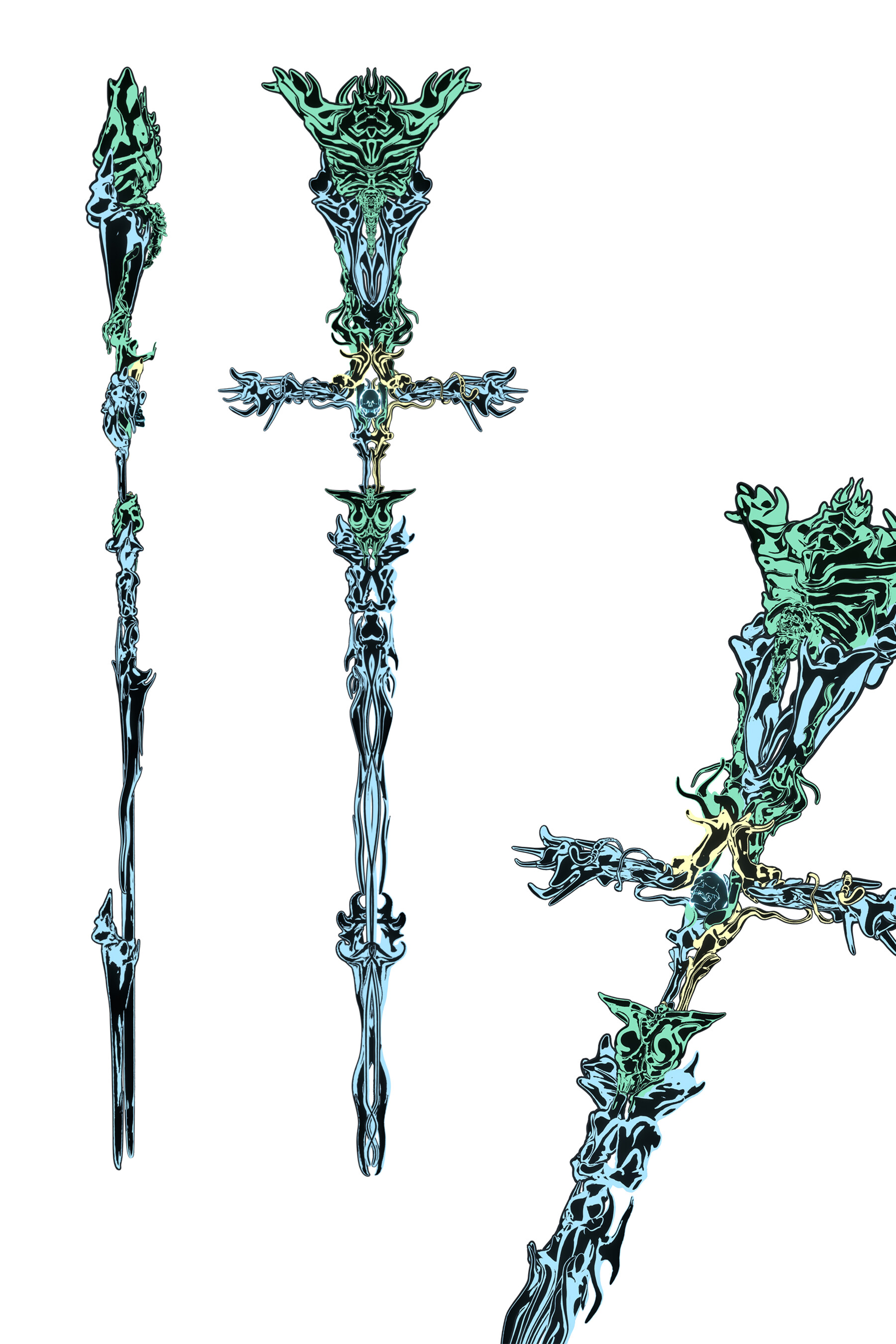 ArtStation - DOOM SWORD - with Anime shading compatible with BLENDER ...