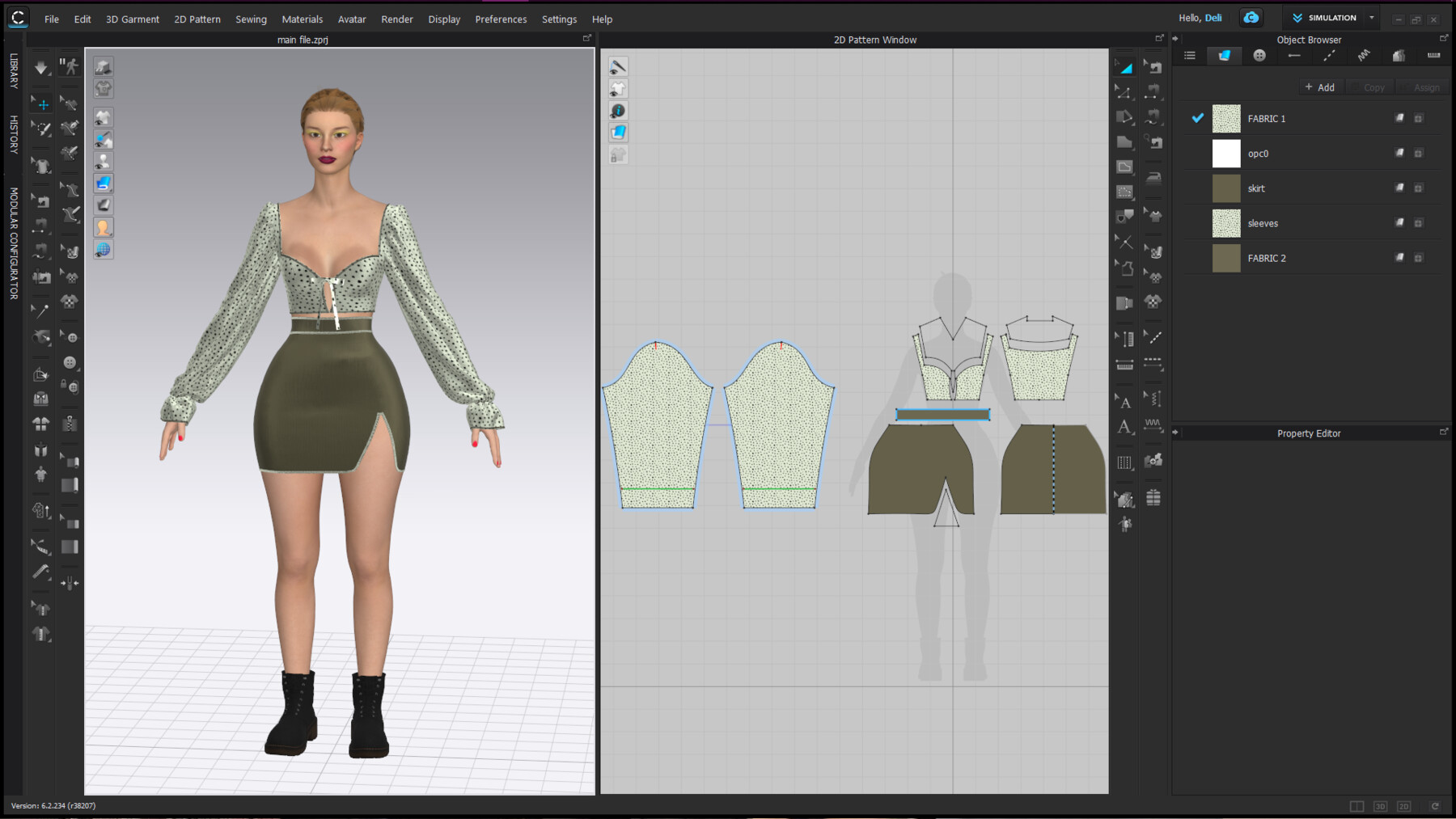 ArtStation - Girl's Outfit 8 / Marvelous Designer / CLO3D project File ...
