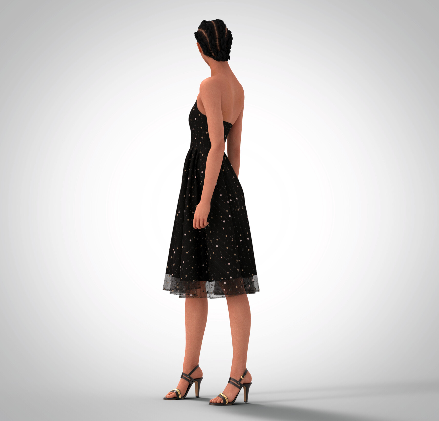 ArtStation - Women dress Marvelous Designer 3D model | Resources