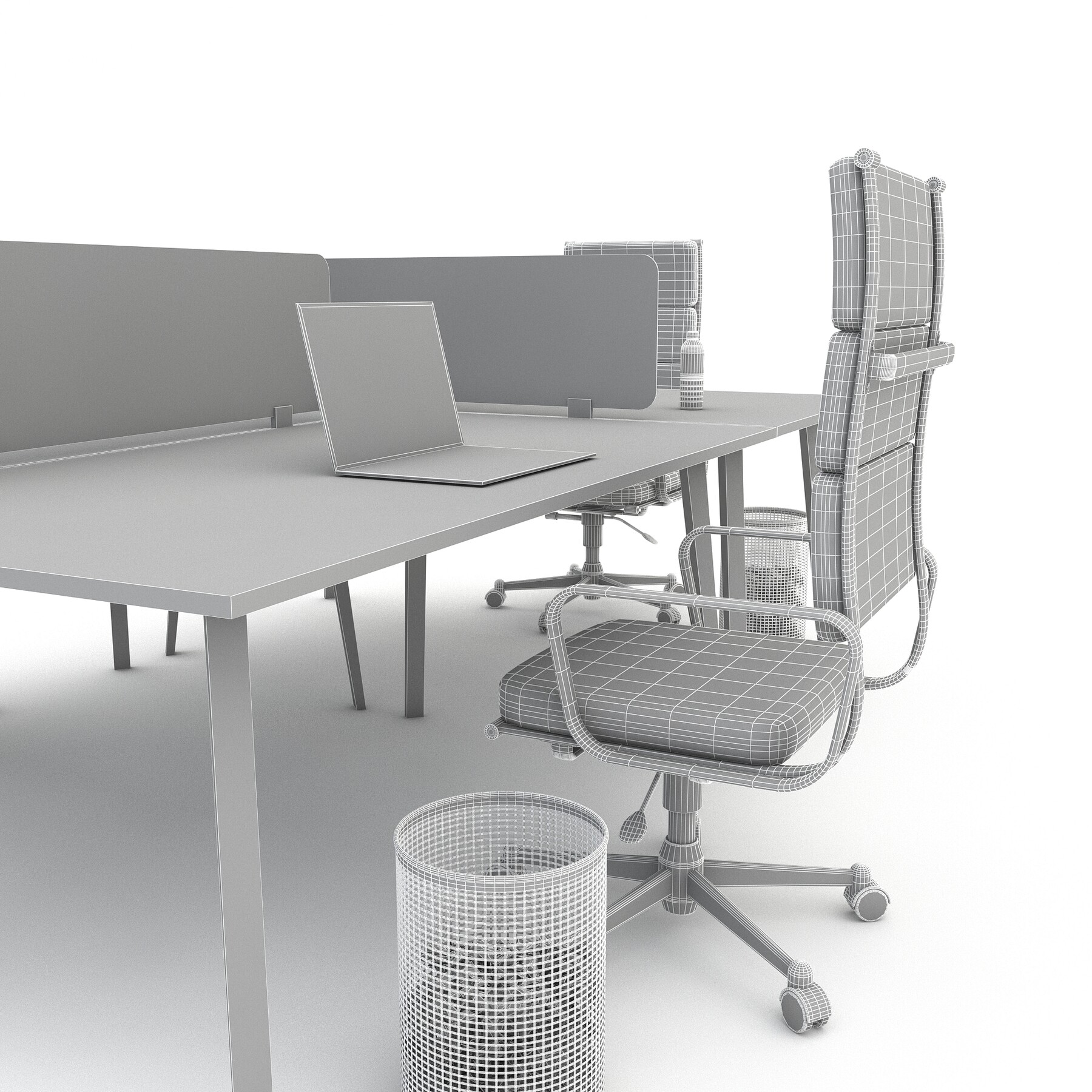ArtStation - office work and meeting table 07 3D | Resources