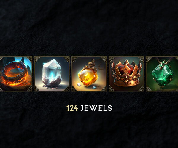 ArtStation - Fantasy Icons and Frames | Game Assets