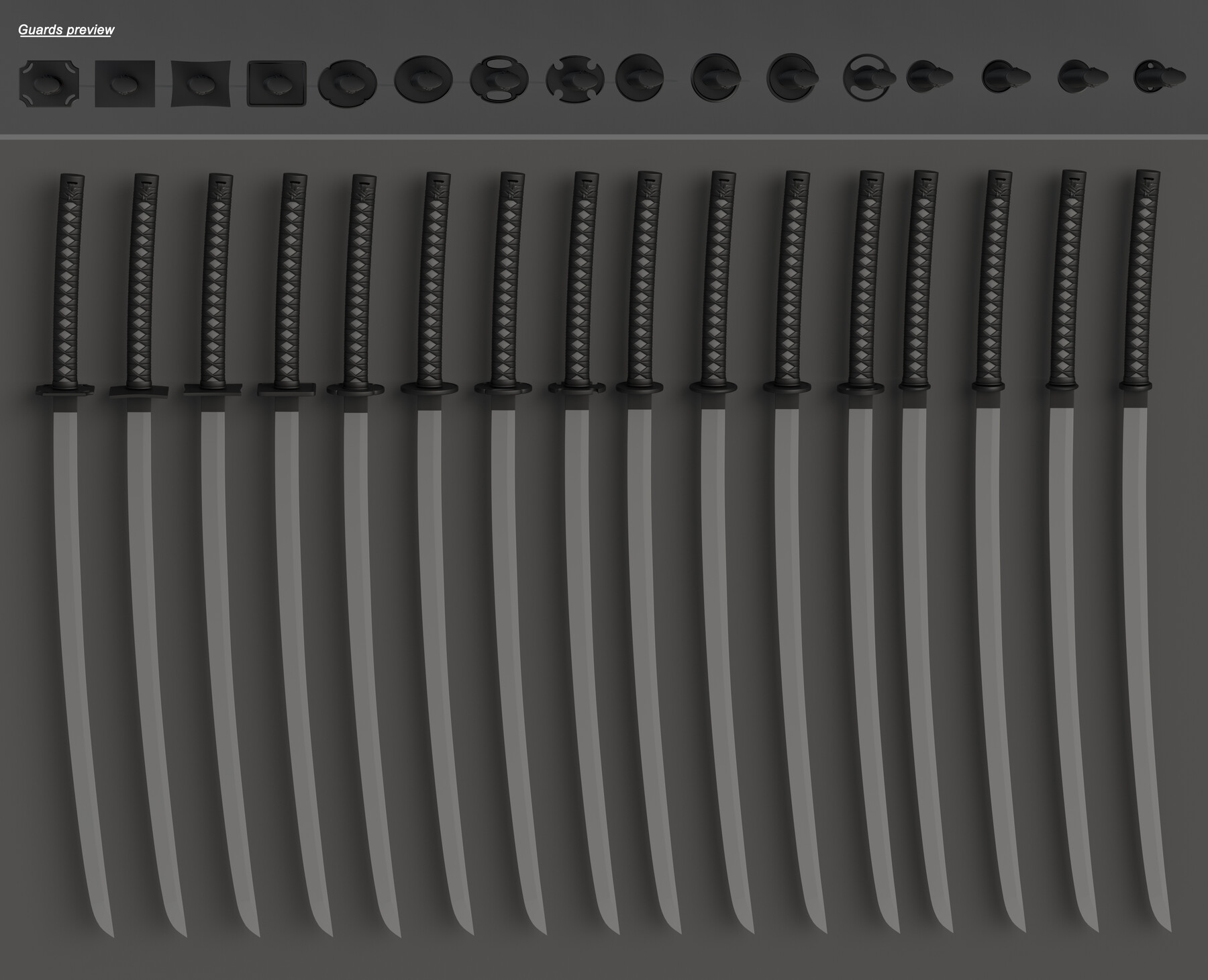 ArtStation - Katanas | Game Assets