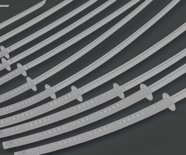 ArtStation - Katanas | Game Assets