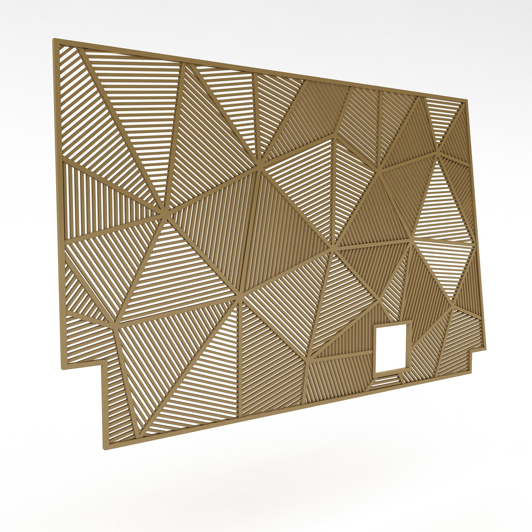 ArtStation - 3D asymmetrical wooden ceiling model | Resources