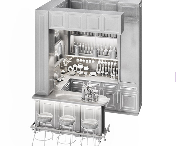 ArtStation - MiniBar, home bar, cafe, restaurant | Resources