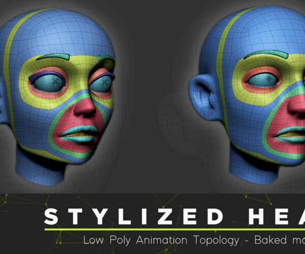 ArtStation - Stylized Heads Base Meshes | Resources