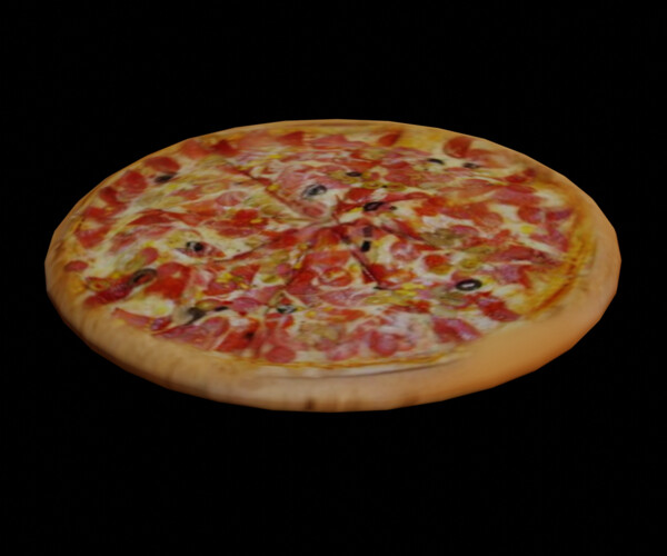 ArtStation - PIZZA LOW POLY GAME READY 3D MODEL | Game Assets