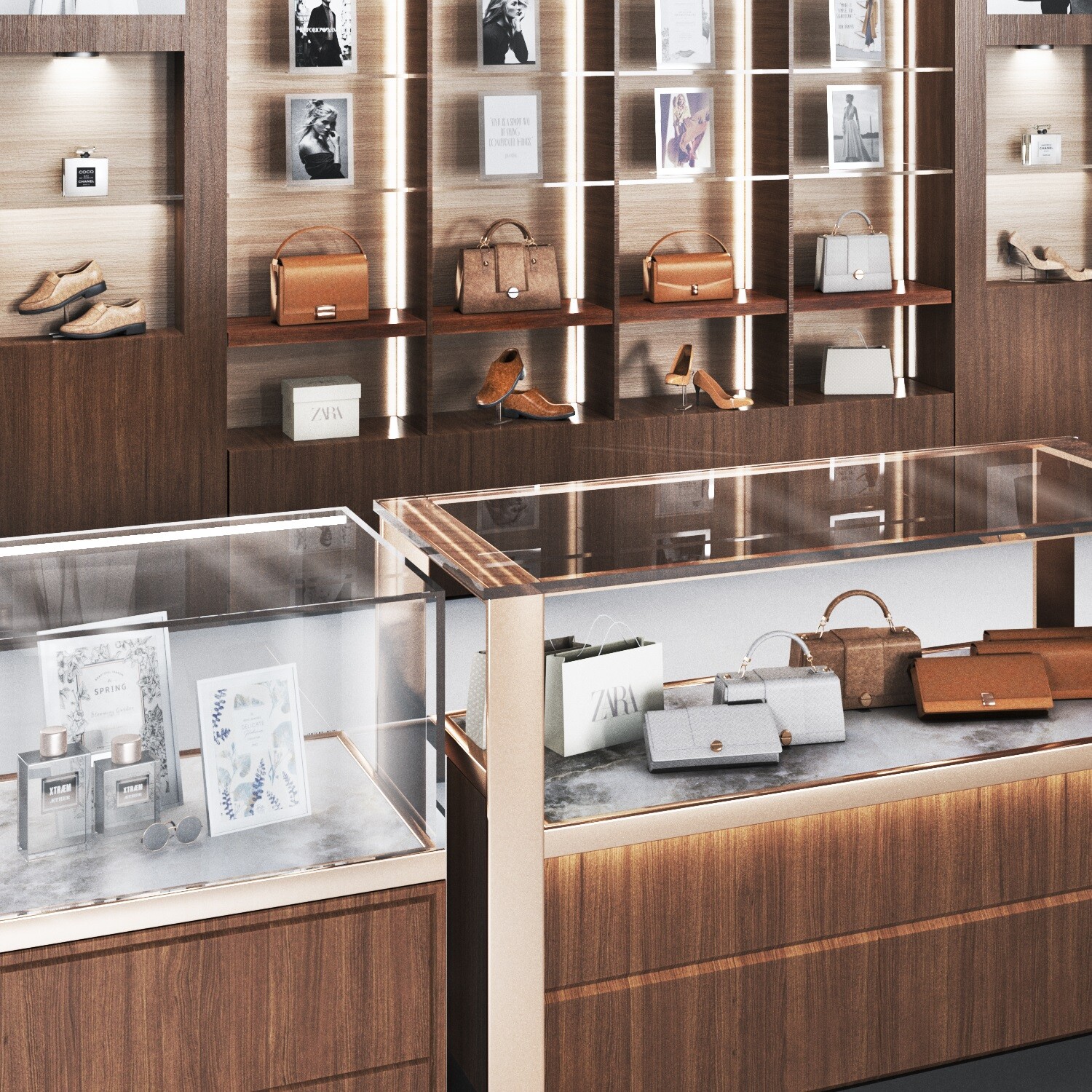 ArtStation - Showcase 03, vitrin, shop window, store, mall, boutique ...