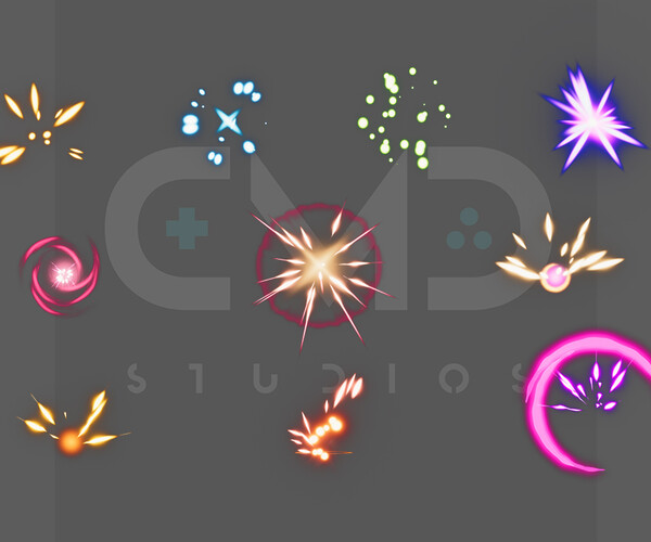 ArtStation - VFX Pack (Impact Animations) | Game Assets