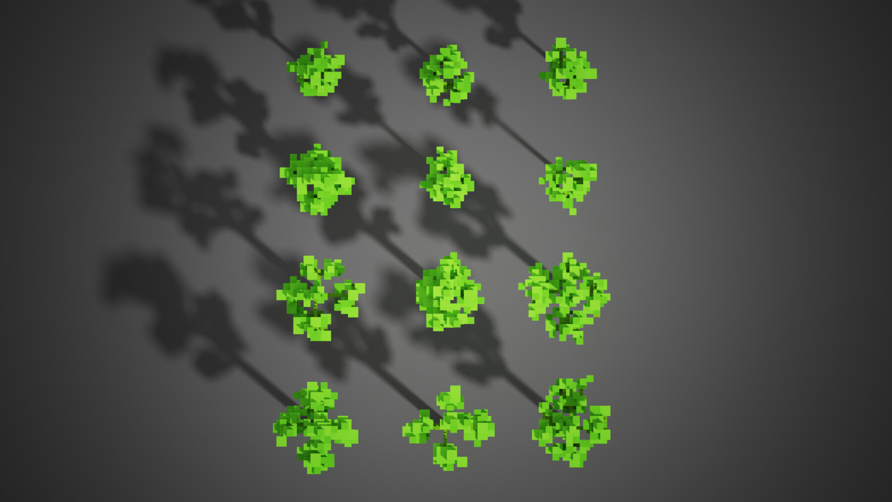 ArtStation - VOXEL Trees - Bamboo | Game Assets