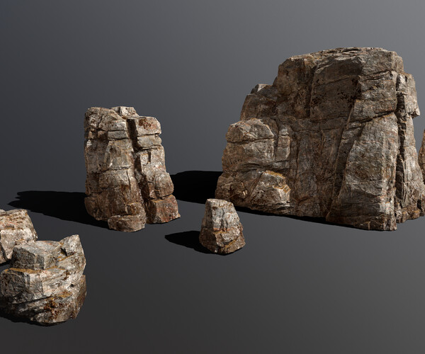 ArtStation - Rocks 8 Pack | Resources