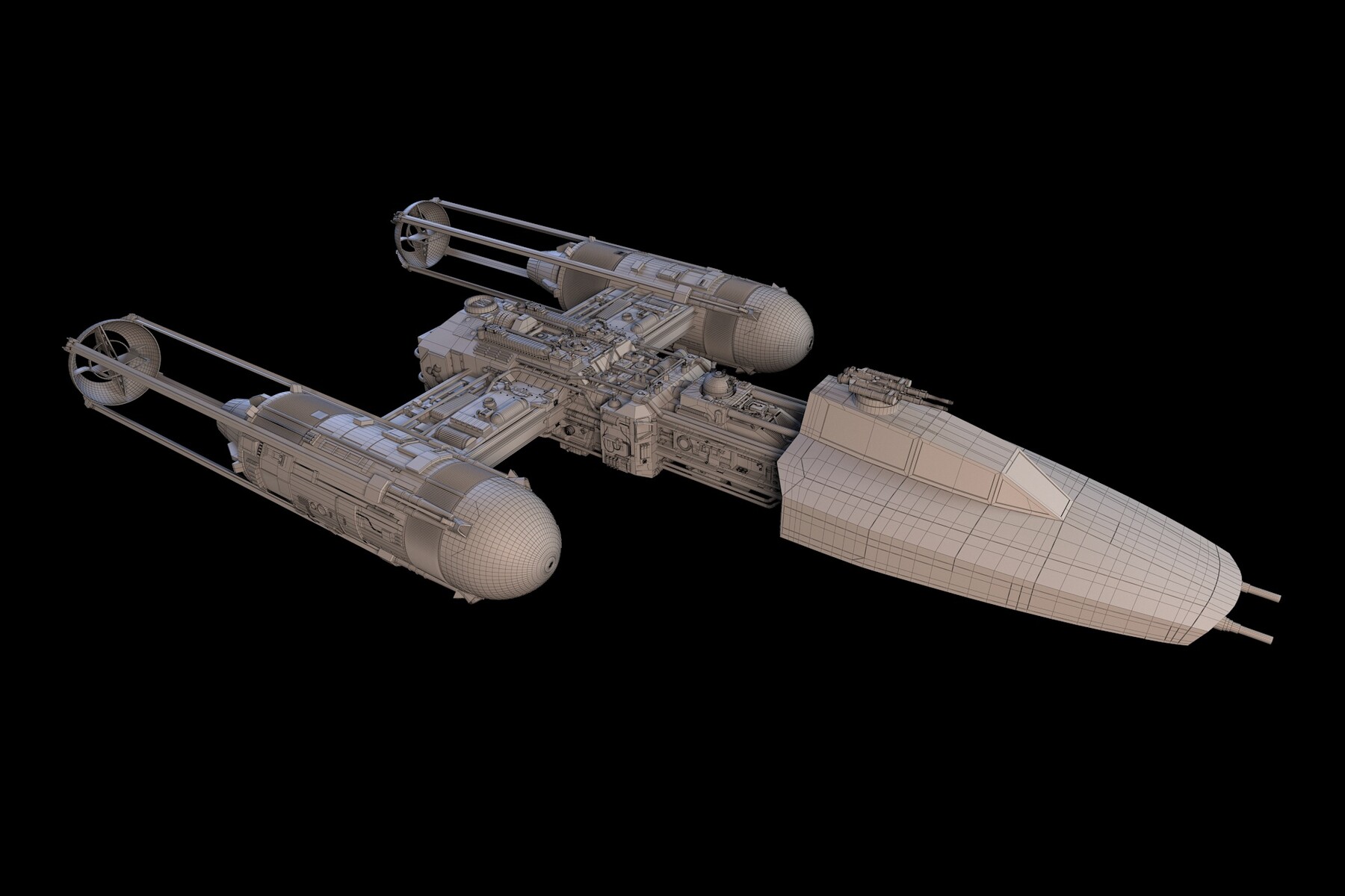 ArtStation - Y-wing Starfighter Star Wars | Resources