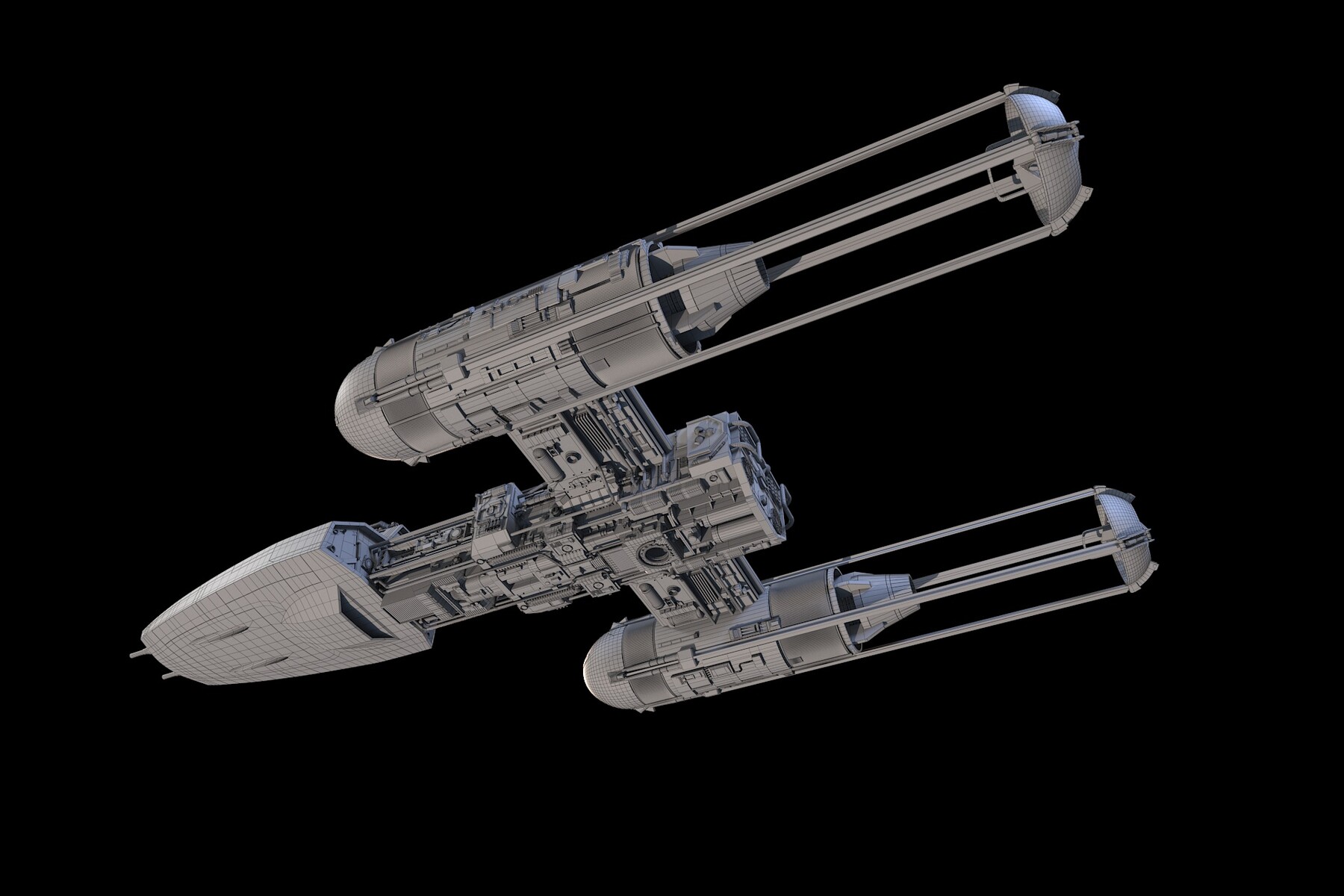 ArtStation - Y-wing Starfighter Star Wars | Resources