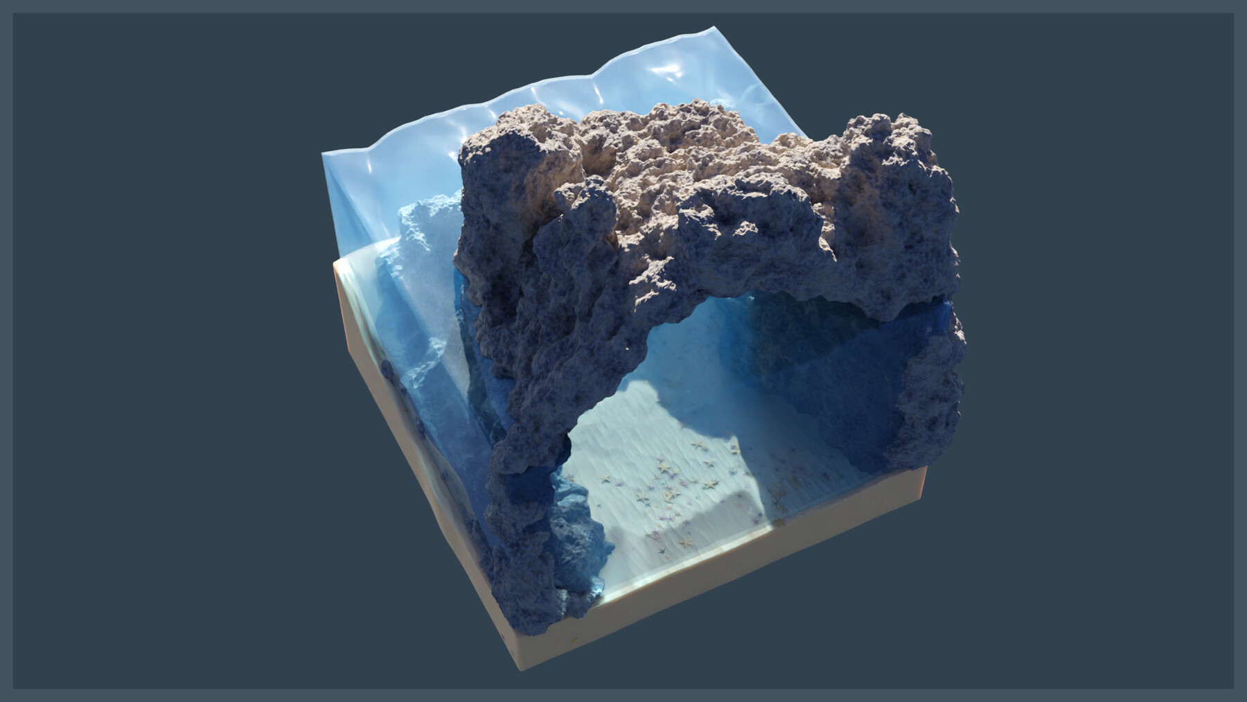 ArtStation - Underwater Cave Environment | Game Assets