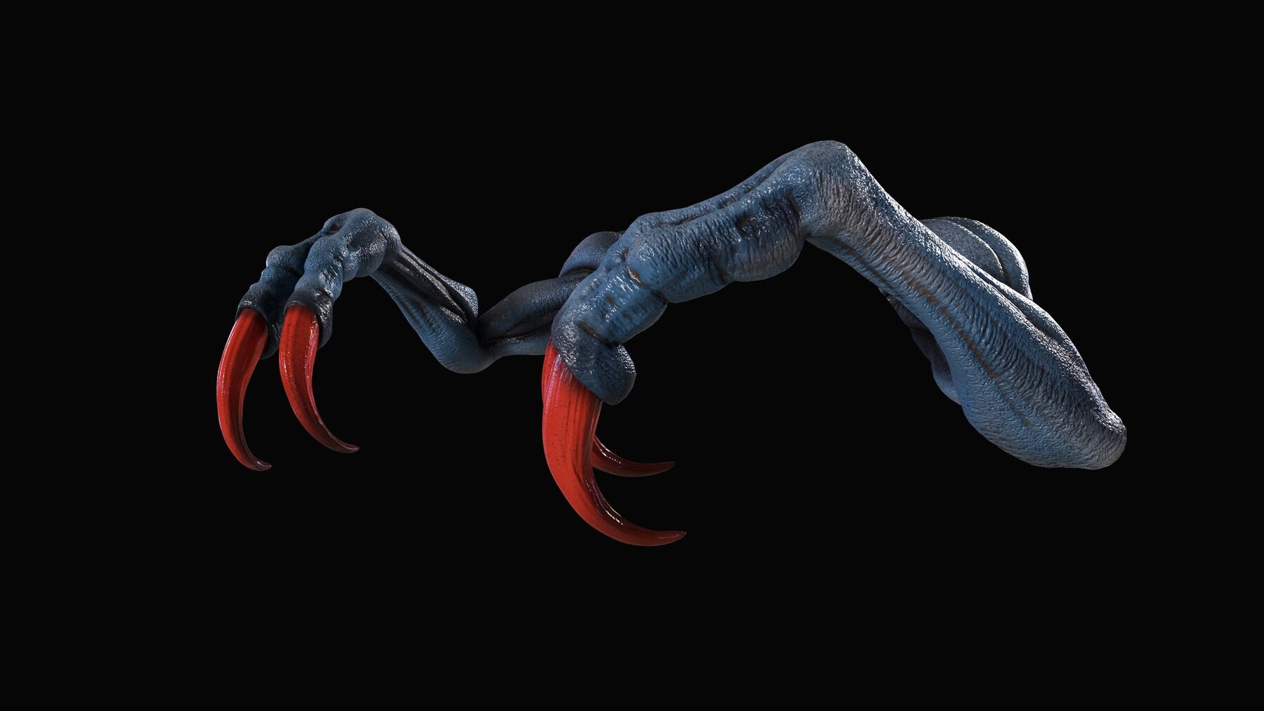 ArtStation - Red Clawed Monster Arms | Game Assets