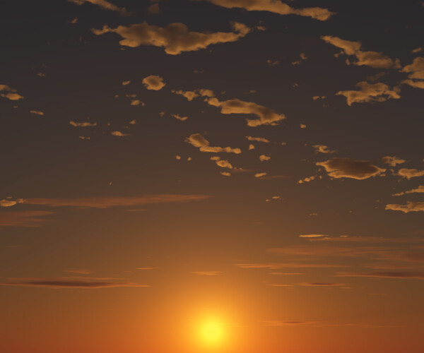 ArtStation - Sunset Skies HDRI Collection Vol.1 - 6 Skies at 16k ...