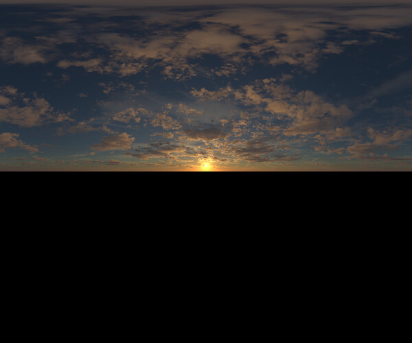 Sunset Sky Texture 360