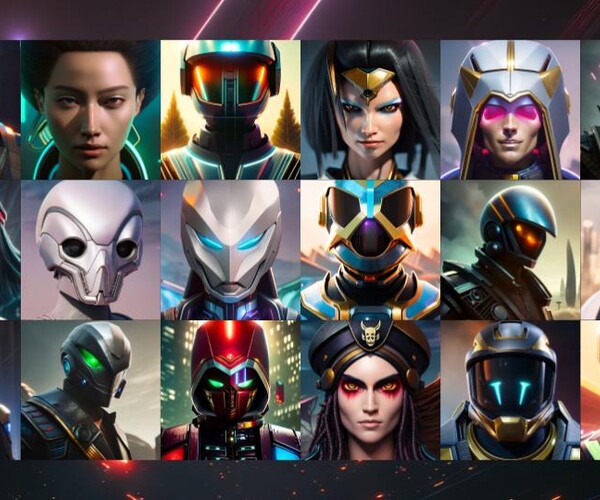 ArtStation - 130+ sci-fi portraits | Game Assets