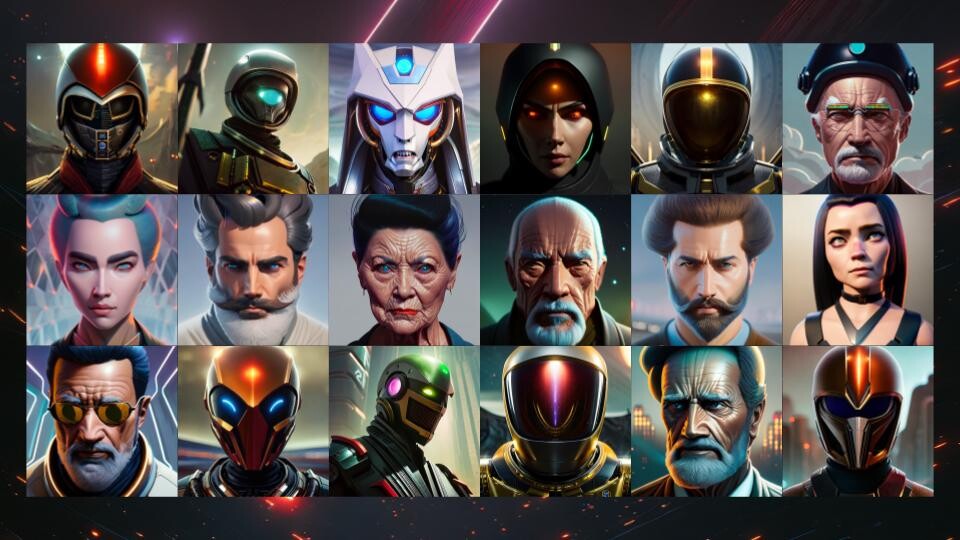 ArtStation - 130+ sci-fi portraits | Game Assets
