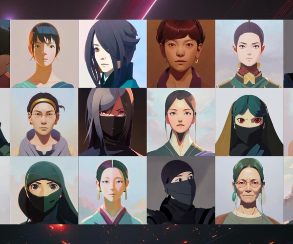 ArtStation - 160+ Anime Portraits | Game Assets