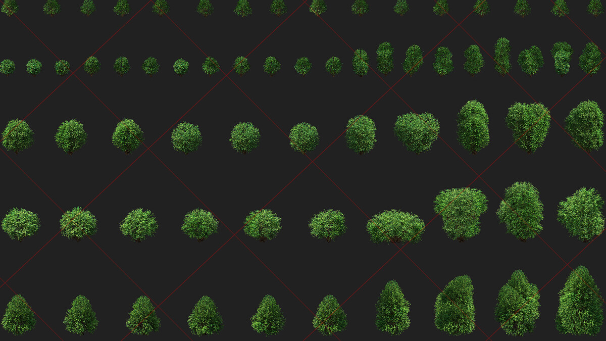 ArtStation - 310 Grass, Plant Bush Game Asset | Game Assets