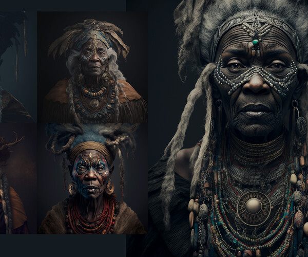 ArtStation - 200 African Woman Reference Pack Vol.02 | Artworks