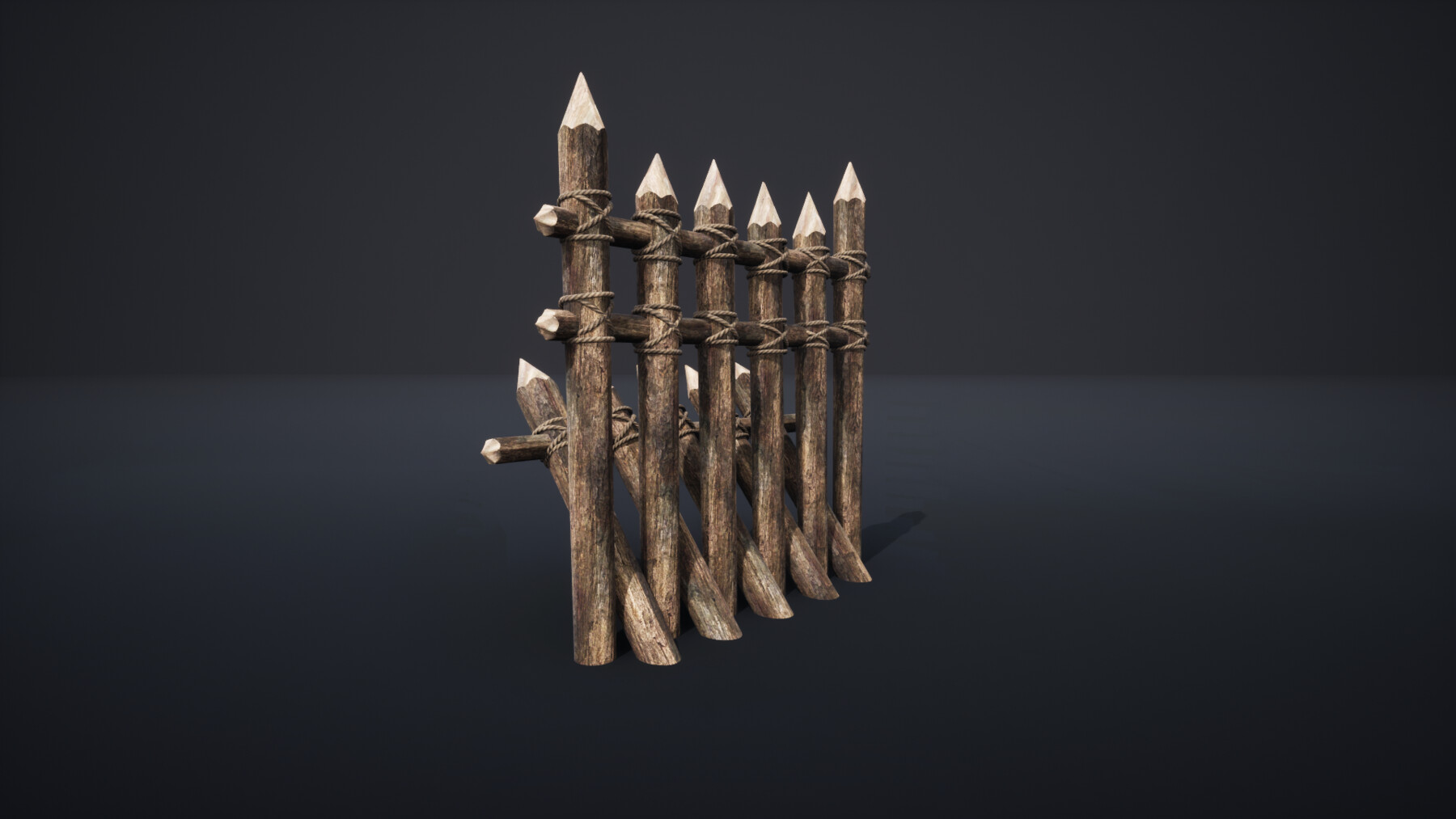 ArtStation - PALISADE BARRIER BARRICADE FENCE WALL DAM MEDIEVAL VILLAGE ...