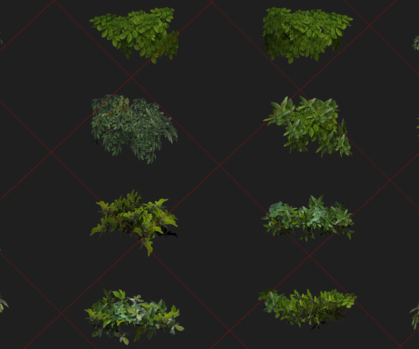 ArtStation - 28 Tropical Tree, Plant Leaves Game Assets | Game Assets