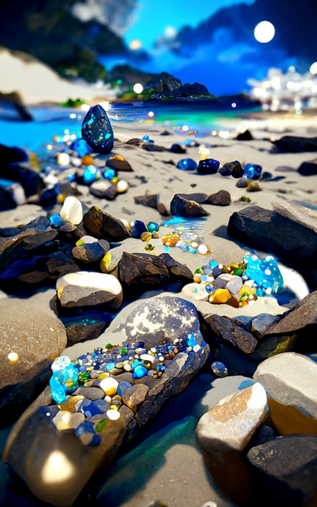 ArtStation - Beach Diamond Illustration Set | Artworks