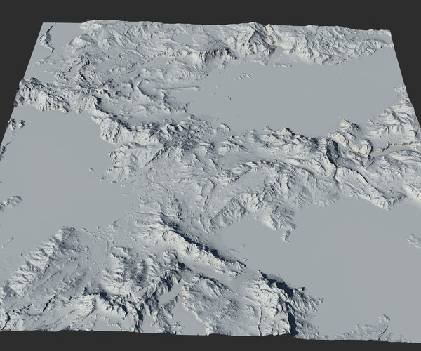 ArtStation - Boreal Forests Terrains Collection Vol.1 | 12 Terrains at 8k resolution, Heightmaps ...