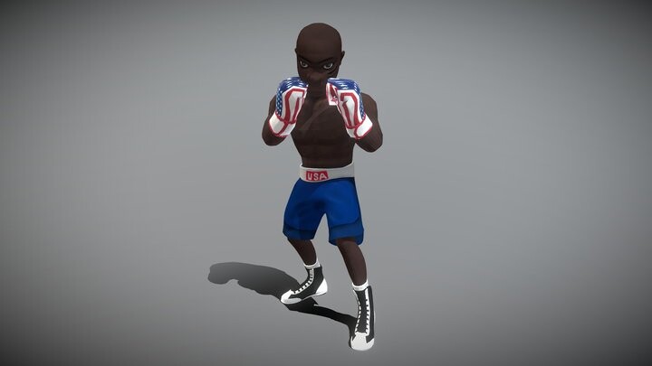 ArtStation - 3D Model - Boxer Pack - Extended Commercial Licence | Game ...