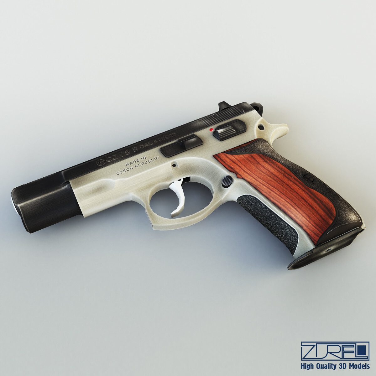 ArtStation - CZ 75 Low Poly v 1 | Resources