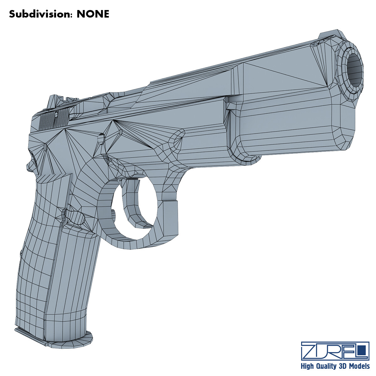 ArtStation - CZ 75 Low Poly v 1 | Resources