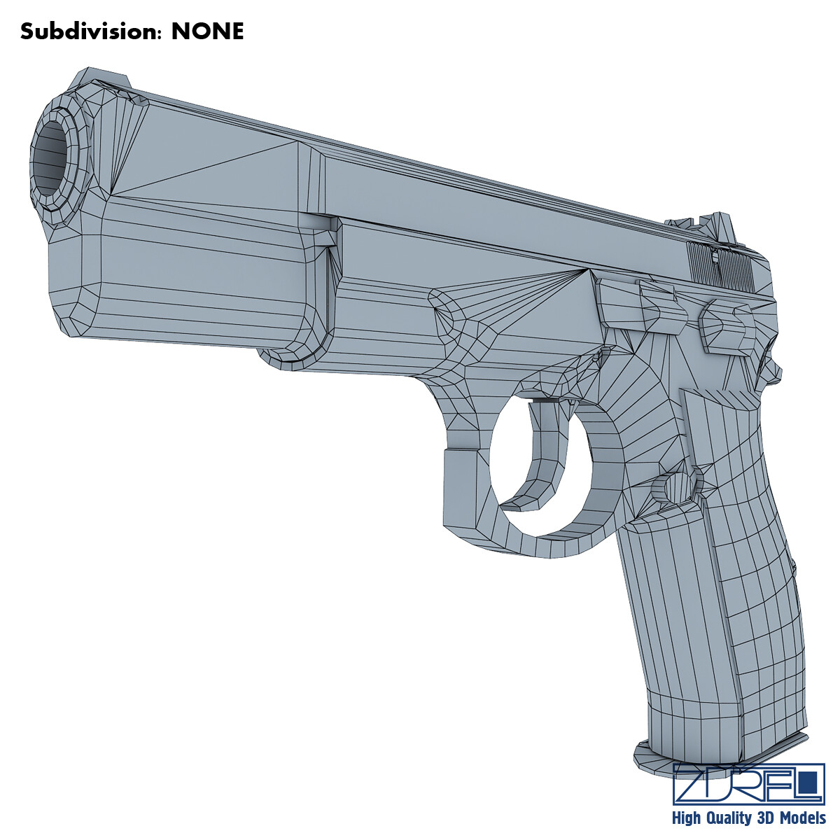ArtStation - CZ 75 Low Poly v 1 | Resources