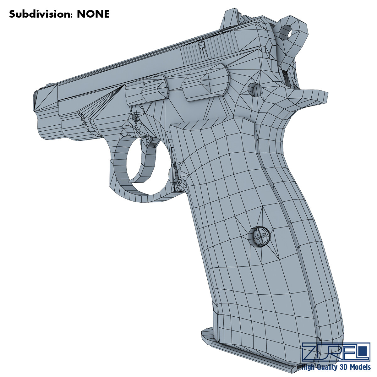 ArtStation - CZ 75 Low Poly v 1 | Resources