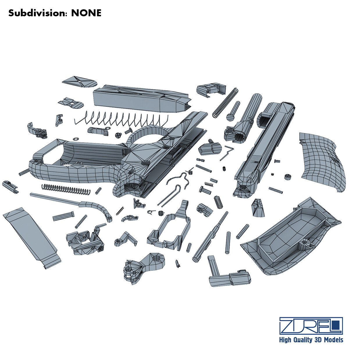 ArtStation - CZ 75 Low Poly v 1 | Resources