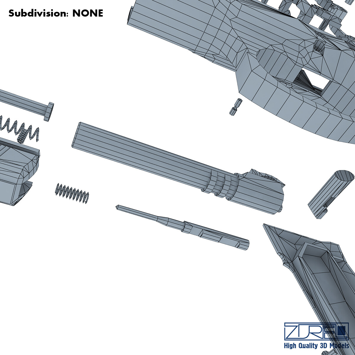ArtStation - CZ 75 Low Poly v 1 | Resources