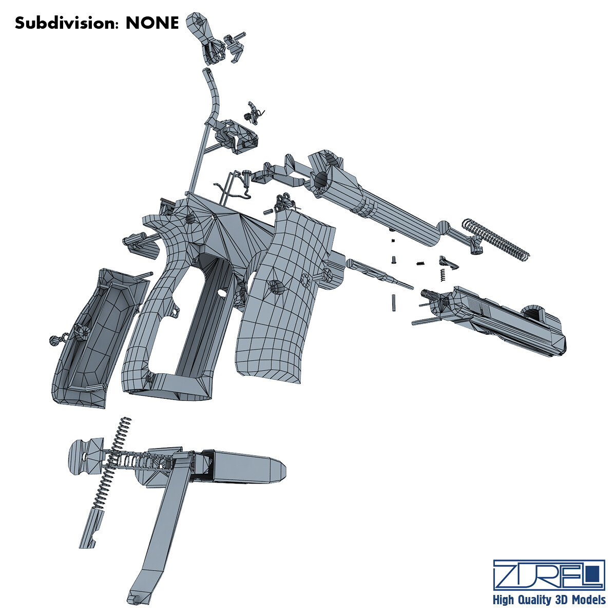 ArtStation - CZ 75 Low Poly v 1 | Resources