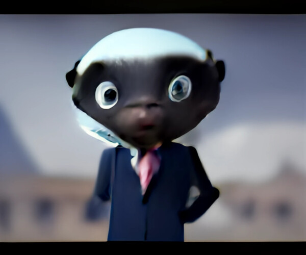 ArtStation - pltn style, honey badger in a suit | Artworks