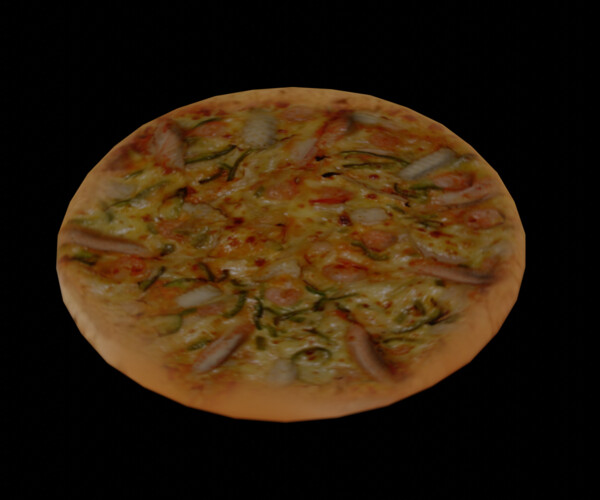 ArtStation - PIZZA LOW POLY GAME READY 3D MODEL | Game Assets