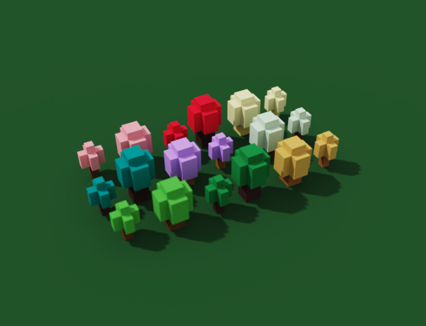 ArtStation - Cubic Trees | Resources