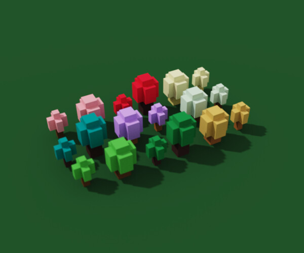 ArtStation - Cubic Trees | Resources
