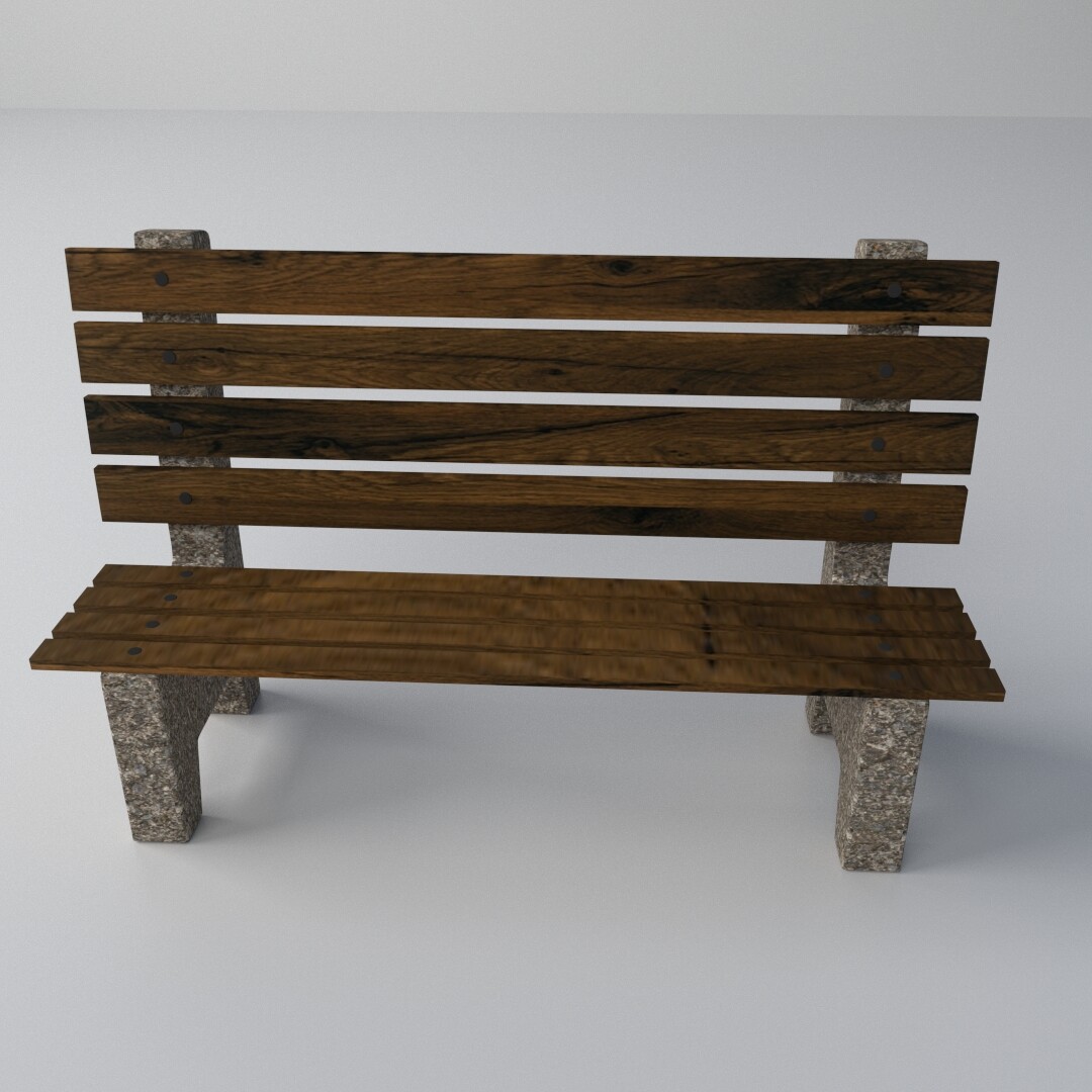 ArtStation - Beach Bench | Game Assets