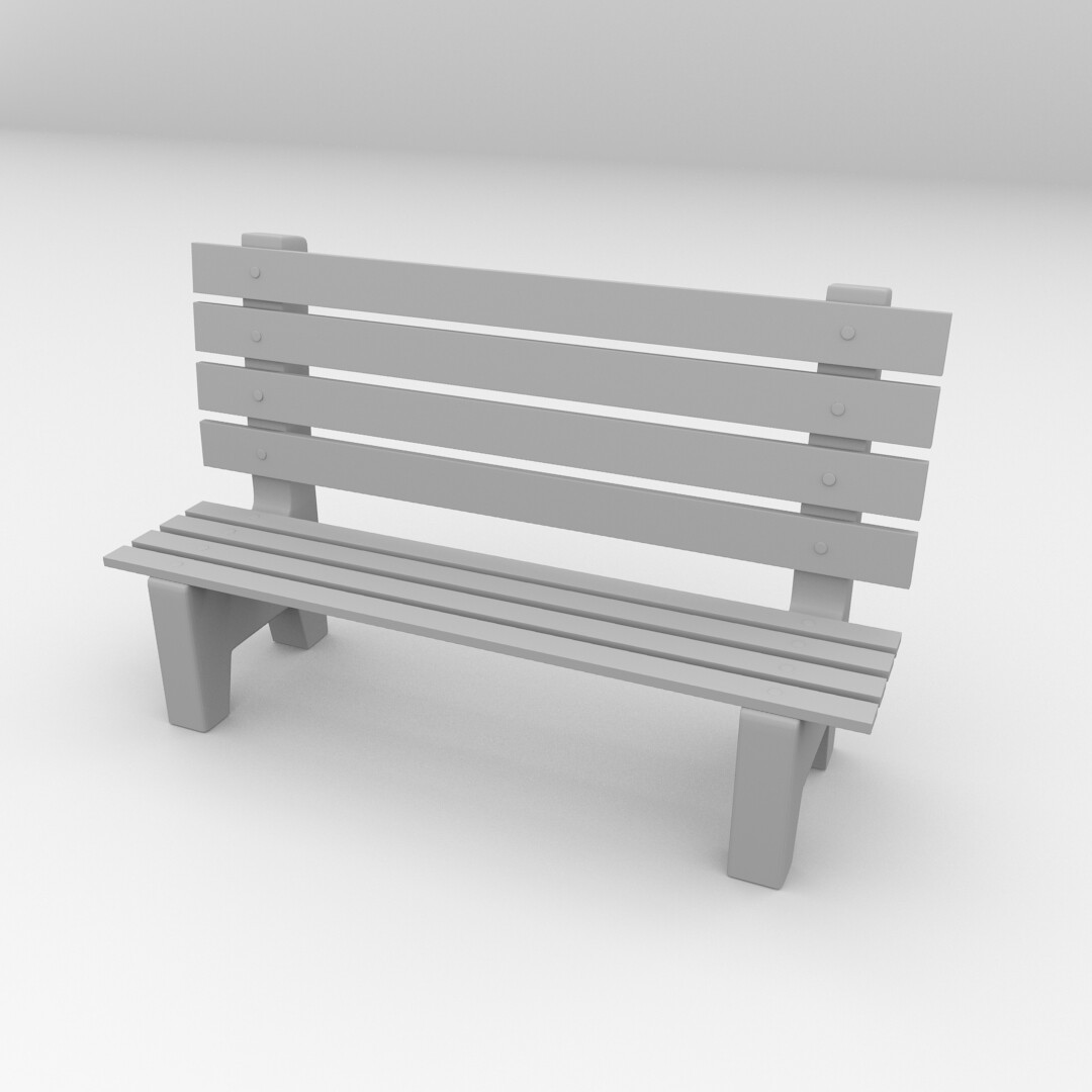 ArtStation - Beach Bench | Game Assets
