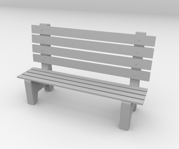 ArtStation - Beach Bench | Game Assets