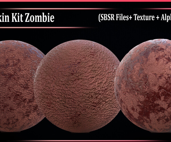 ArtStation - 15 Wounded Skin & Zombie Materials (SBSAR & Textures).Vol2 ...