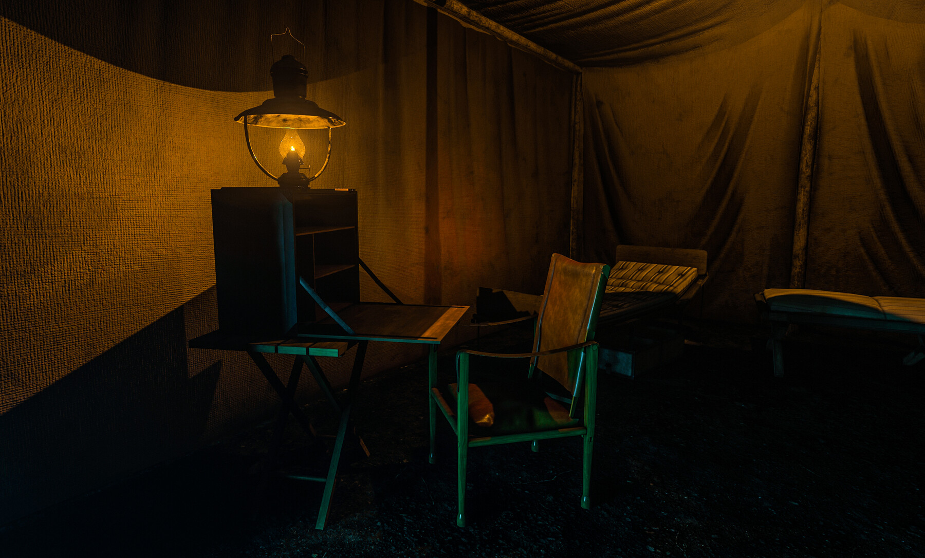 ArtStation - Camping Tent with props | Game Assets