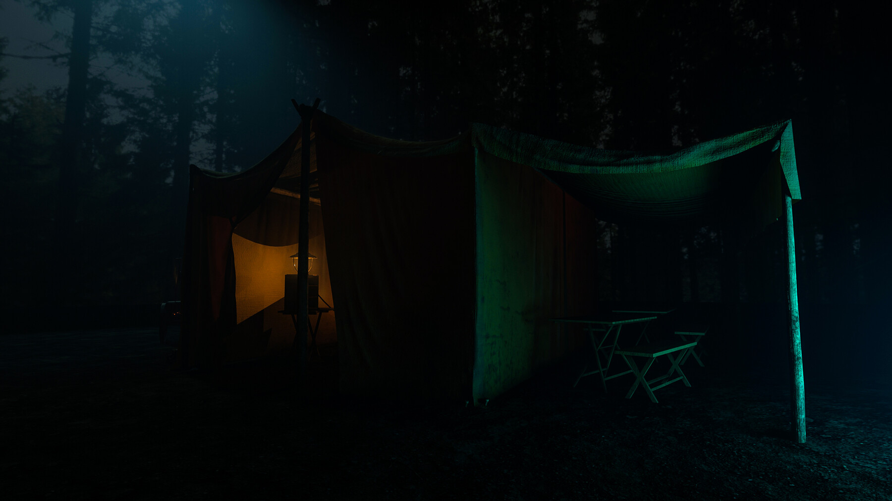 ArtStation - Camping Tent with props | Game Assets