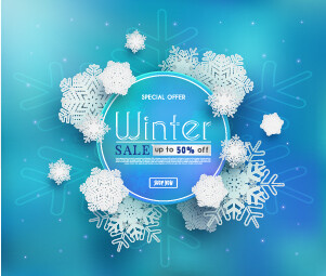 ArtStation - Winter sales banner design.with a seasonal cold weather ...