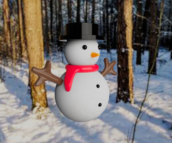 ArtStation - Snowman | Game Assets